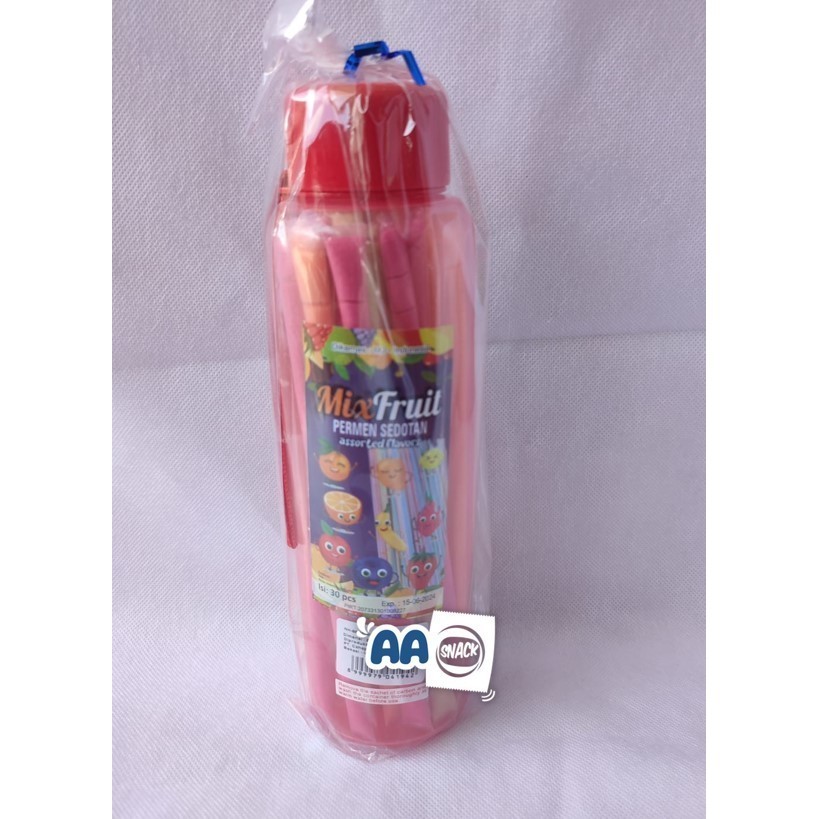 Jual PERMEN SEDOTAN WADAH BOTOL ISI 30 ( WARNA BOTOL RANDOM ) G01 ...