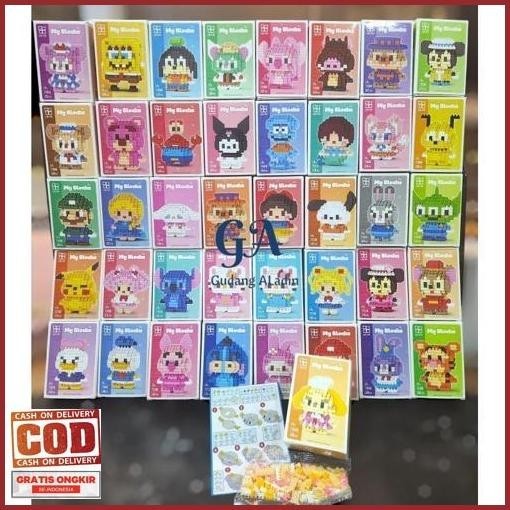 Jual Baru Mainan Lego | Nano Block | Edukasi Diy Bricks Uk Kecil Dan ...