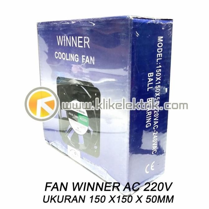 Jual Cooling Fan Kotak 15 X 15 Cm Winner Ac220V Hexos Exhaust Blower ...