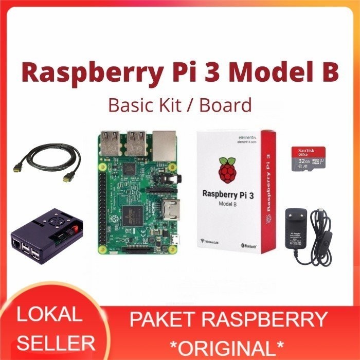 Jual MASTER *OFFICIAL* Raspberry pi 3 model B | Shopee Indonesia