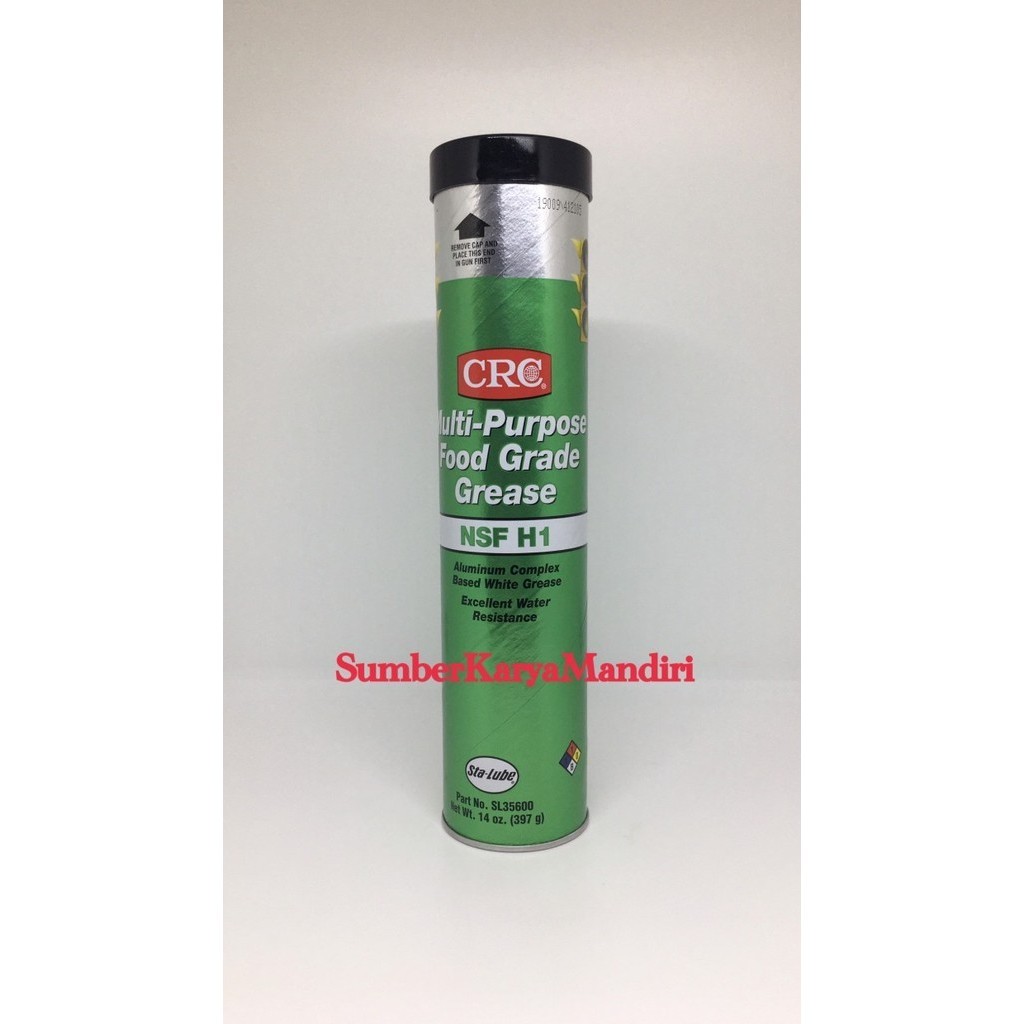 Jual CRC MULTI-PURPOSE FOOD GRADE GREASE NSF H1 SL35600 (397G) | Shopee ...