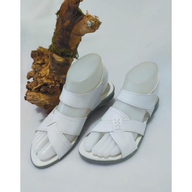 Jual Tys0105 Sandal Sepatu Haji Wanita Monte Putih Perlengkapan Haji ...