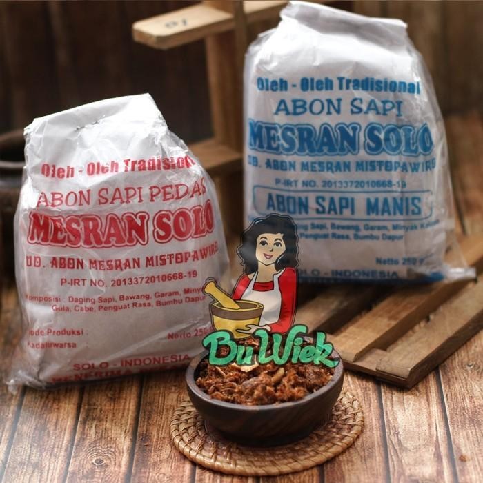 Jual Abon Sapi Legendaris Mesran Solo - Manis | Shopee Indonesia