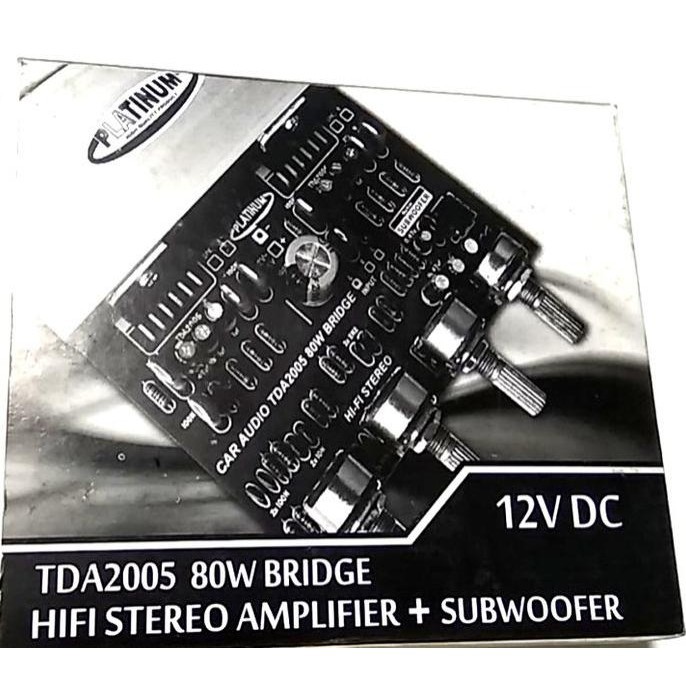 Jual KIT MODUL SPEAKER AKTIF 12VDC 80W+subwoofer STEREO IC TDA2005 . | Shopee Indonesia