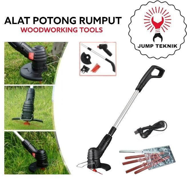 Jual Alat potong rumput taman Portable/zip trime cordles trimer garden ...