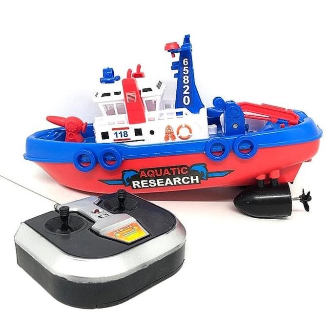 Jual Mainan Remote Control RC Fire Boat Ship Perahu Kapal RC Remot ...