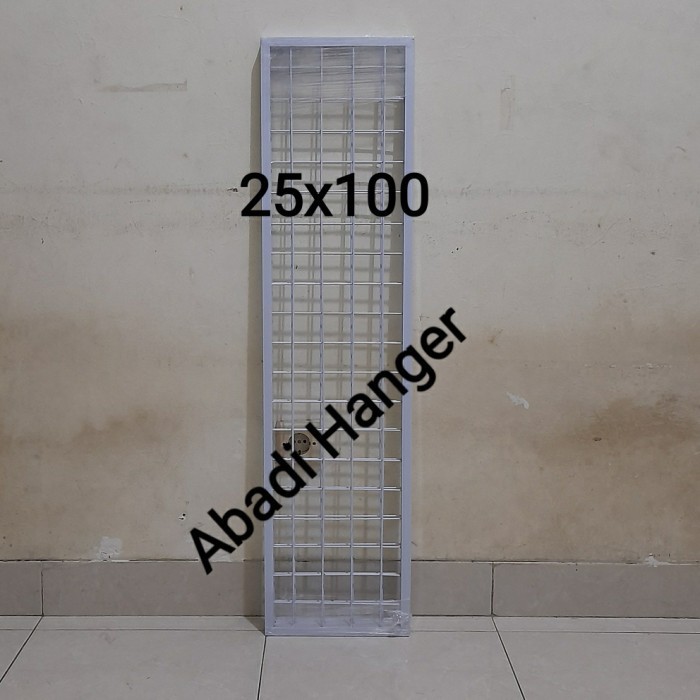 Jual jaring ram besi coating putih/hitam bingkai 25 x 100 cm | Shopee ...