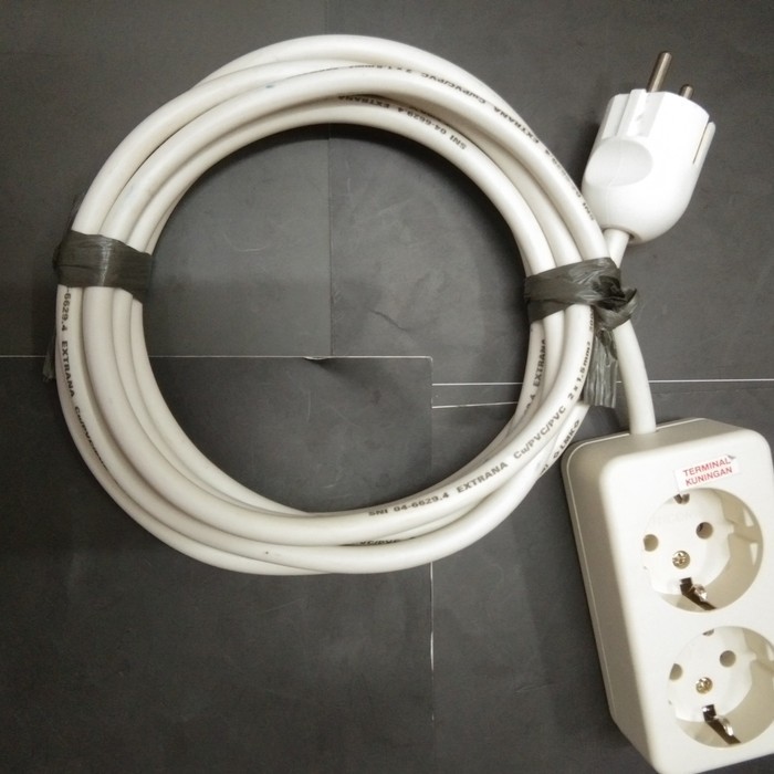 Jual UTICON KABEL ROLL TERMINAL KUNINGAN 2 LUBANG 8M STEKER BROCO ...