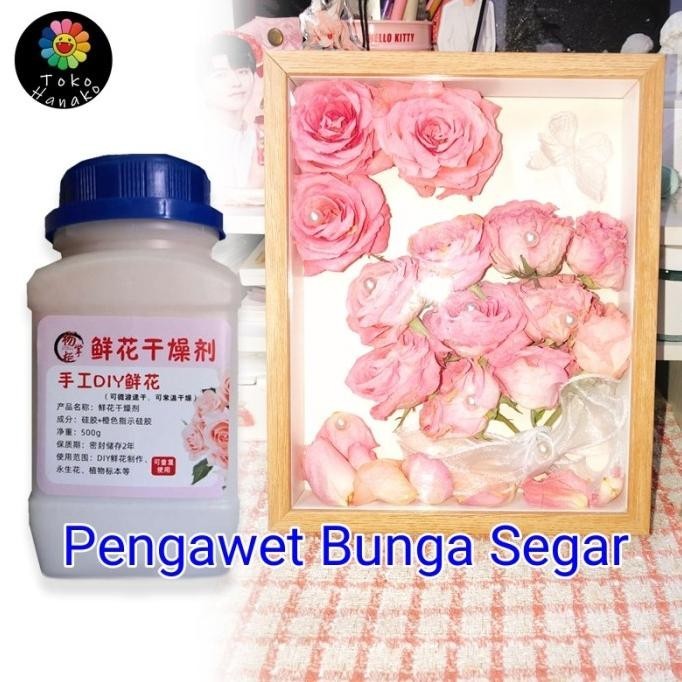 Jual Reusable Silica 500gr Silica Gel Powder/Pengawet Bunga Flower ...