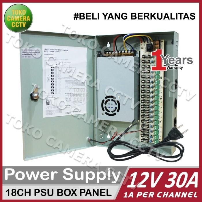 Jual POWER SUPPLY CCTV 12V 30A PSU BOX PANEL BERGARANSI | Shopee Indonesia