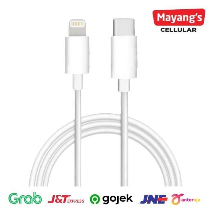 Jual USB C to Lightning cable 1 m original cabel type-C | Shopee Indonesia