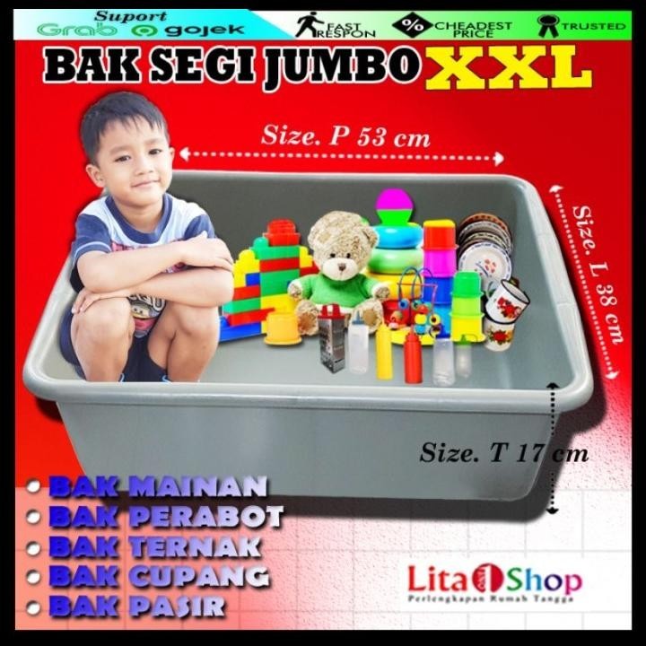 Jual LITTER BOX PASIR KUCING ANJING BASKOM BAK SEGI JUMBO TAIWAN XXL ...