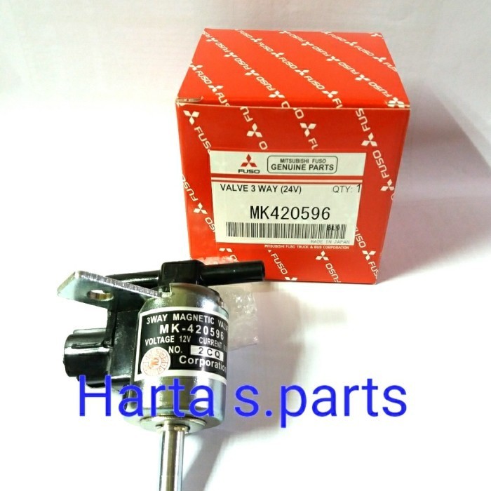 Jual MAGNETIC VALVE 3 WAY-BRAKE VALVE EXHAUST PS125T CANTER MK420596 ...