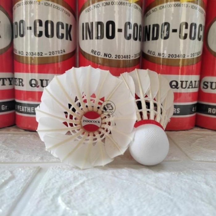 Jual Kok Badminton Atau Shuttlecock Indo Cock Merah | Shopee Indonesia