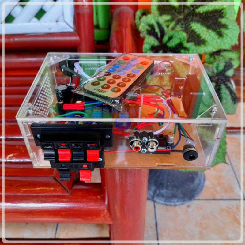 Jual Power Amplifier Mobil/Truk/Rumahan (Box Acrylic)+Filter Subwoofer ...