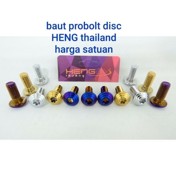 Jual Baut Disc Baut Probolt Piringan Cakram Heng Model Ulir Universal | Shopee Indonesia
