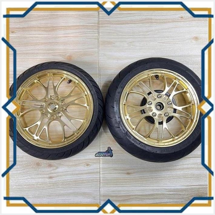Jual VELG MARUS FACTORY W233 GOLD VESPA SPRINT PRIMA GTS LX S RING12 ...