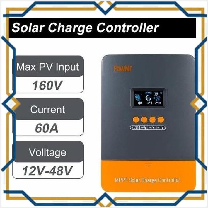 Jual [AWL] POWMR 60A MPPT SOLAR CHARGE CONTROLLER 60A PANEL SURYA SCC POWER | Shopee Indonesia