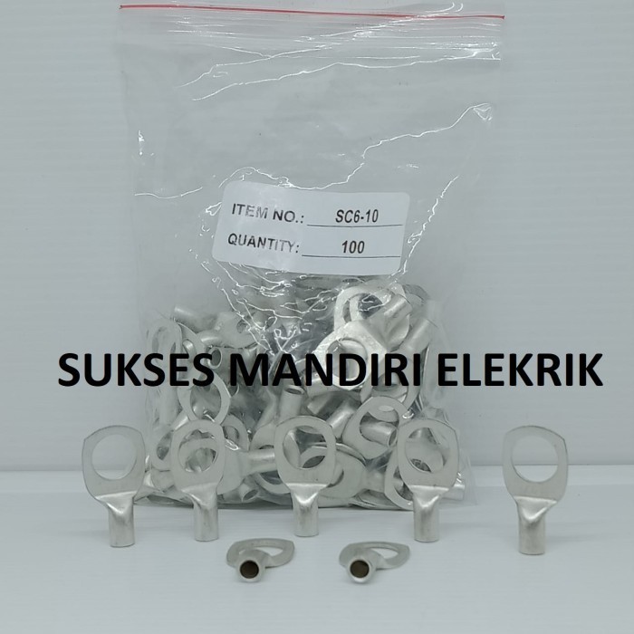 Jual Kabel Skun Sc / Skun Kabel Sc 6-10 / Cable Lug / Scun Cable 6-10Mm Pcs | Shopee Indonesia