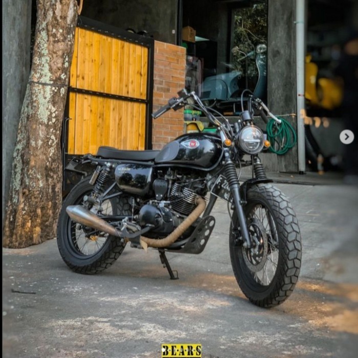 Jual Kawasaki W175 Skidplate Custom - Engine Guard - Mud Guard | Shopee ...