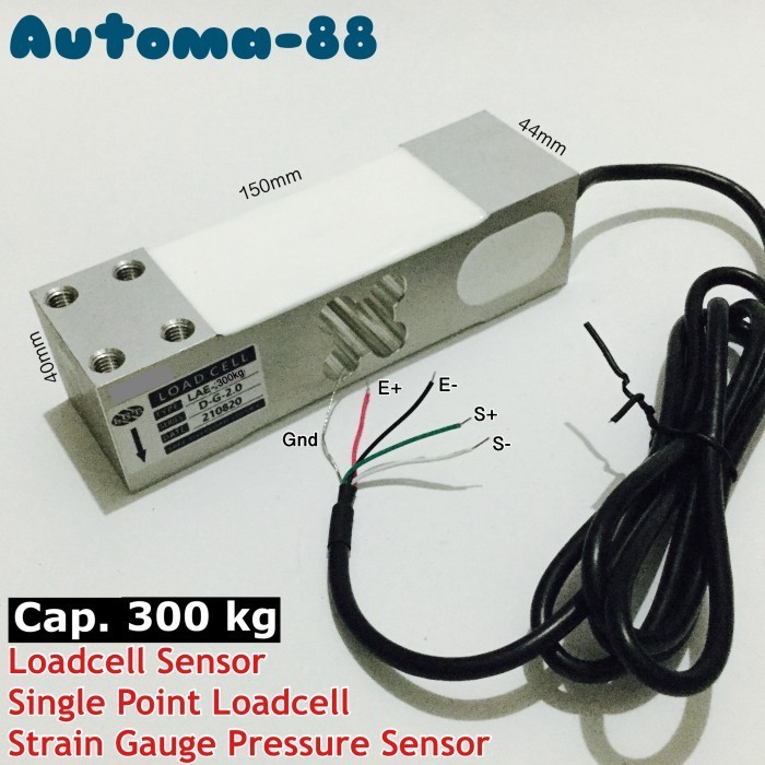 Jual LOADCELL 300KG LOAD CELL 300 KG SENSOR TIMBANGAN DIGITAL WEIGHING ...