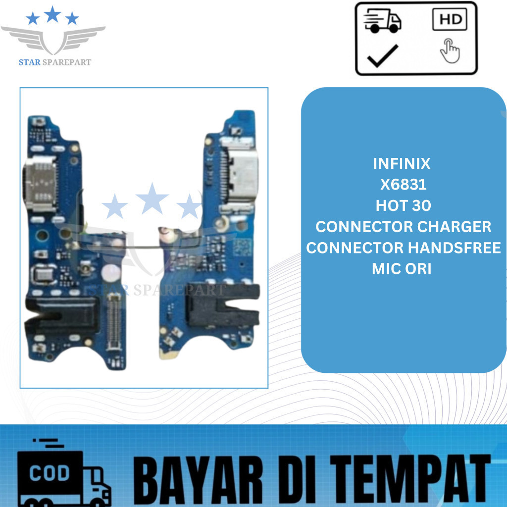Jual FLEXIBEL INFINIX X6831 + CONNECTOR CHARGER + CONNECTOR HANDSFREE ...