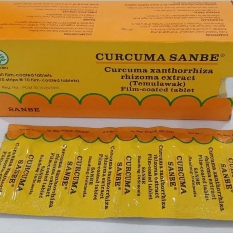 Jual CURCUMA SANBE STRIP 10'S | Shopee Indonesia