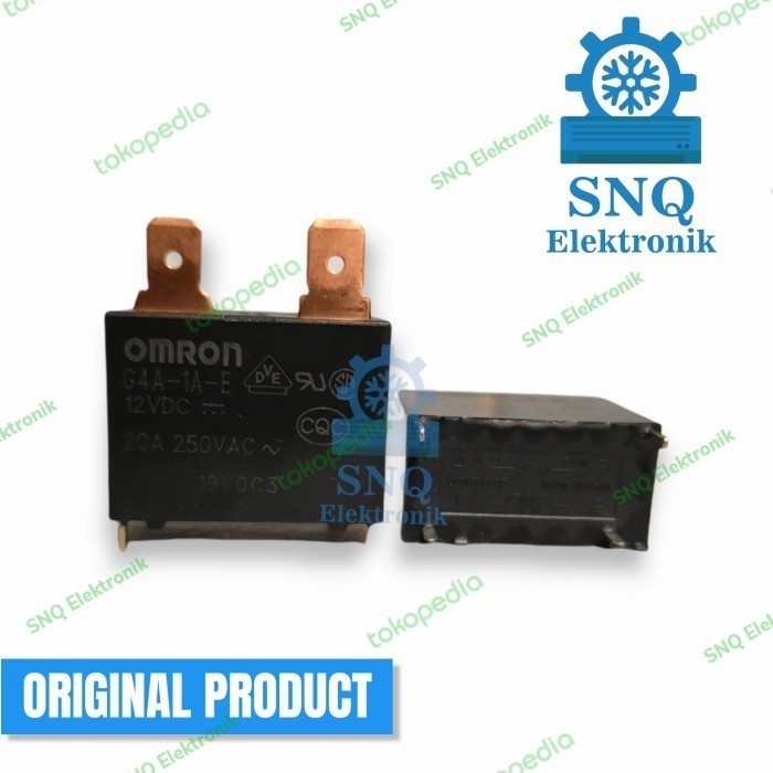 Jual RELAY PCB MODUL AC 1/2 PK OMRON G4A-1A-E 12 VDC 20A 250 VAC ...