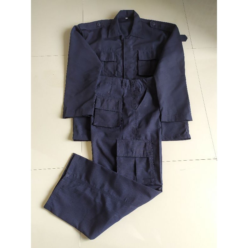 Jual Seragam Satpam SERAGAM PDL BIRU DONGKER | Shopee Indonesia