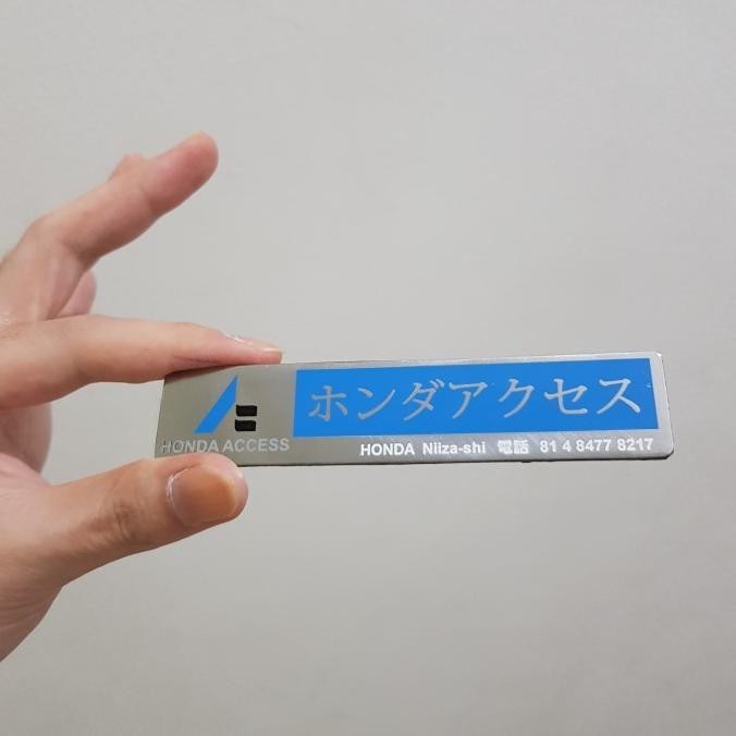 Jual emblem badge plat honda access | Shopee Indonesia