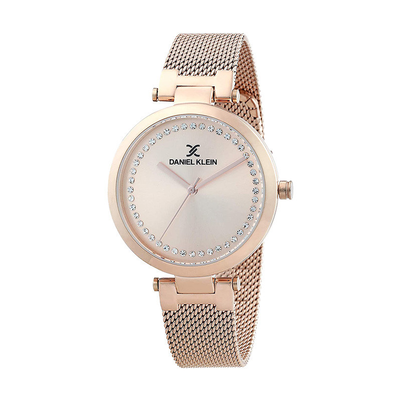 Jual Jam Tangan Wanita Daniel Klein Premium DK12282-3 Pink Dial Rose ...
