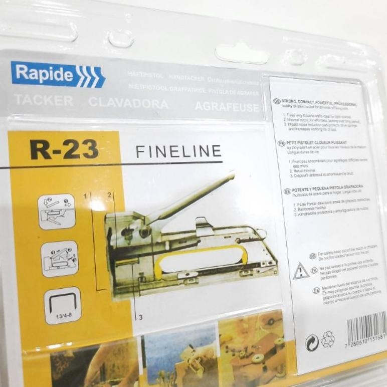 Jual LKJ DIJAMIN ASLI RAPIDE Staple Stapler Gun Tacker R23 - Staples ...