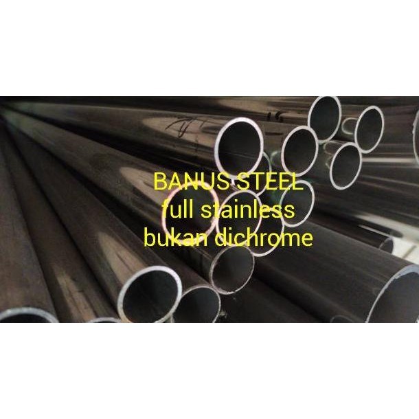 Jual PIU Pipa stainless 3/4 inch x 1 mm x 1 meter pipa ornamen pipa ...