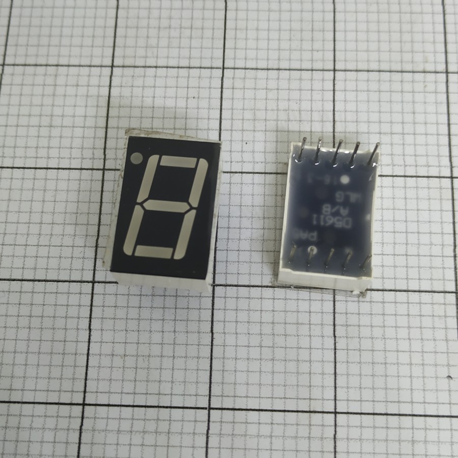 Jual Seven 7 Segment Katoda / Segment 1 Inch Led Digit Display Type ...