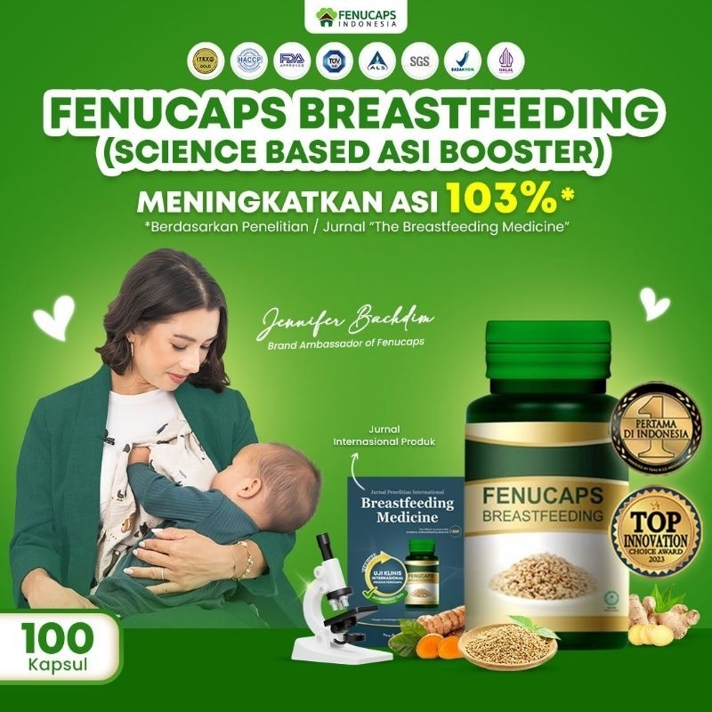 Jual Fenucaps Asi Booster Pelancar Asi (100 Kap) | Shopee Indonesia