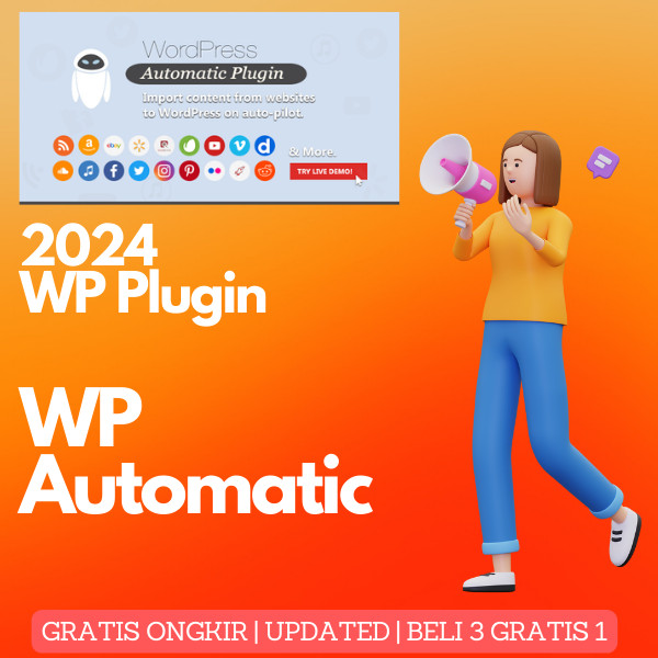 Jual Plugin WordPress 2024 WP Automatic Premium: Optimasi Konten Otomatis! | Shopee Indonesia