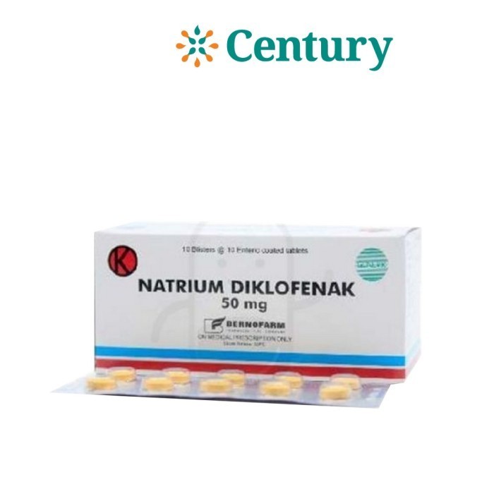 Jual DICLOFENAC 50MG GENERIK 1 STRIP ISI 10 TABLET / ANTI NYERI / ANTI INFLAMASI/ ANTI BENGKAK ...