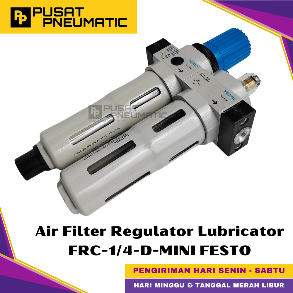 Jual FRC-1/4-D-MINI Pneumatic Air Filter Pressure Regulator Lubricator ...