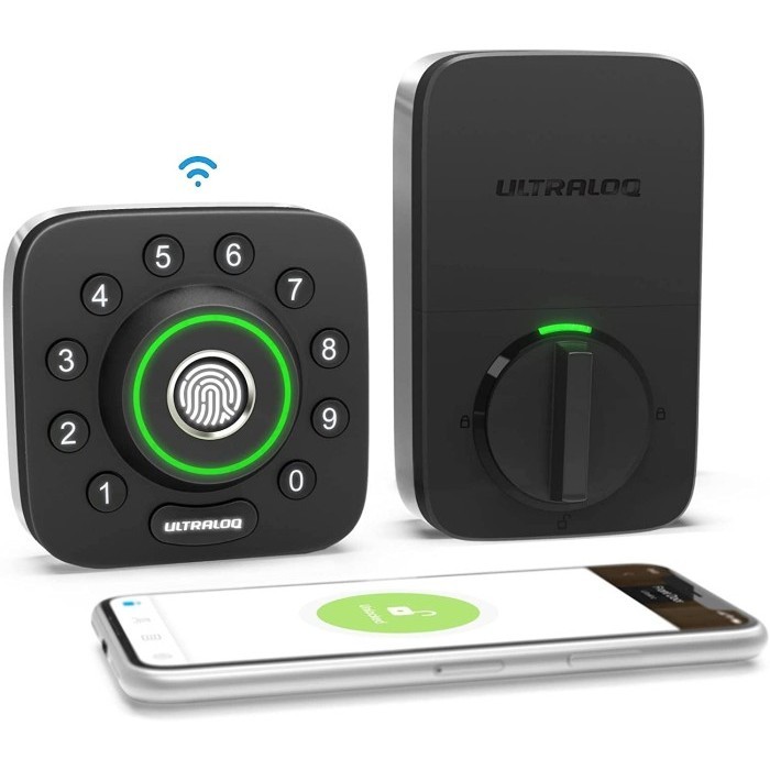 Jual Sale Ultraloq Smart Door Lock U-Bolt Pro Keyless Deadbolt Wi-Fi ...