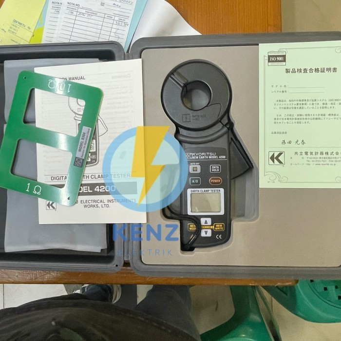 Jual Ready Stock! Digital Earth Clamp Tester Kyoritsu 4200 Kew 4200 ...