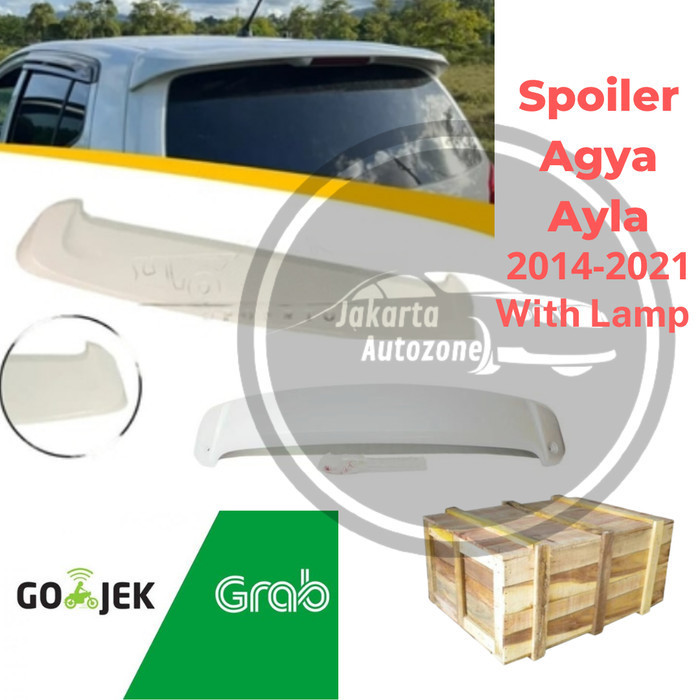 Jual Rear Spoiler Sayap Belakang Body Kit Perodua Axia Agya Ayla 2014 ...