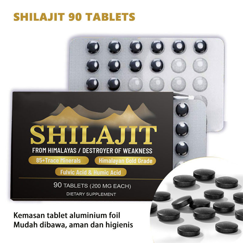 Jual SHILAJIT PURE TABLET-90 Tablet-Pure and Natural from the Himalayas ...