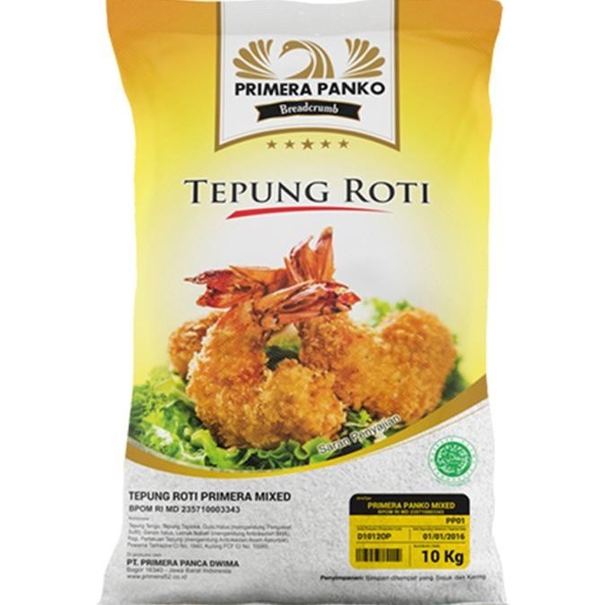 Jual Tepung Roti / Tepung Panir (Bread Crumbs) Primera Panko 10kg GM ...