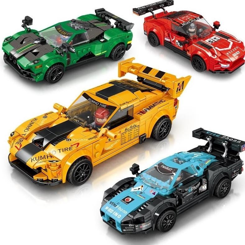 Jual [DISKON] mainan kreatif mobil sport racing car nascar ferrari ...