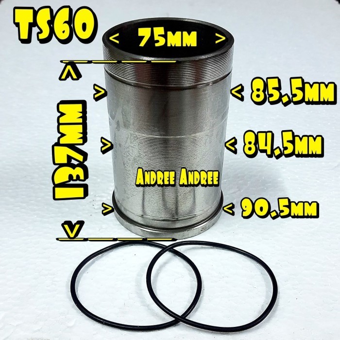 Jual Open DS] Cylinder Liner TS60 TS 60 TS-60 Foring Boring Bambu with ...