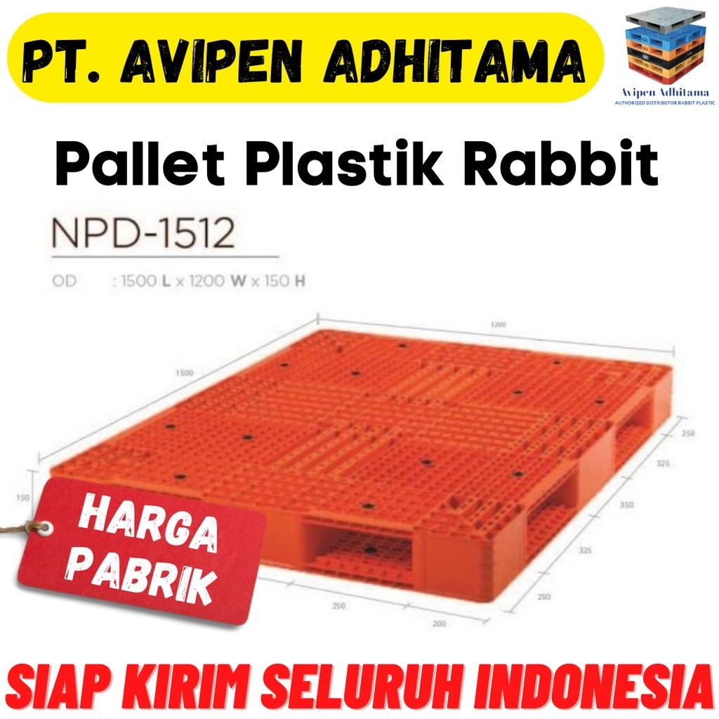 Jual Pallet Plastik Utk Tatakan Barang Gudang baru Jakarta Rabbit NPD ...