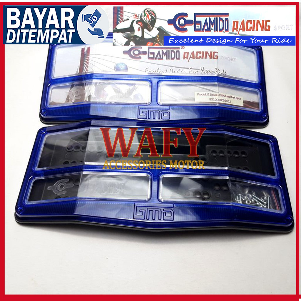 Jual Paket Isi 2 - Cover Plat Nomor Motor Bingkai Plat Nomor Motor ...