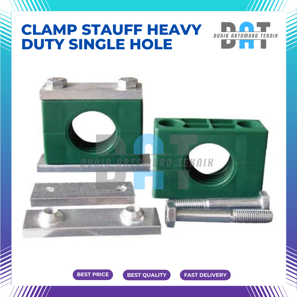 Jual 18MM Clamp Stauff Pipe Tubing Hydraulic Klem Pipa Hidrolik Heavy ...