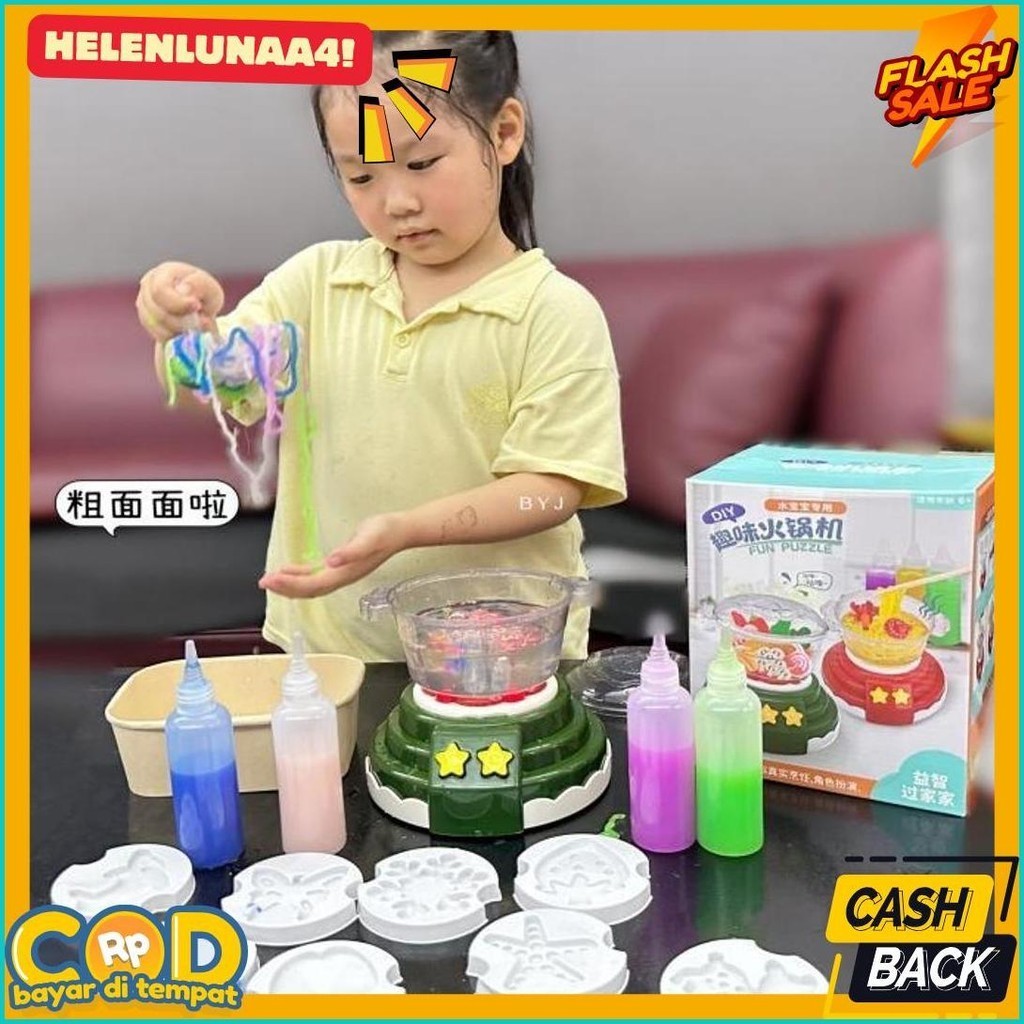 Jual Mainan Anak Hotpot Jelly Magical Magic Aqua Jelly Cooking Kompor ...