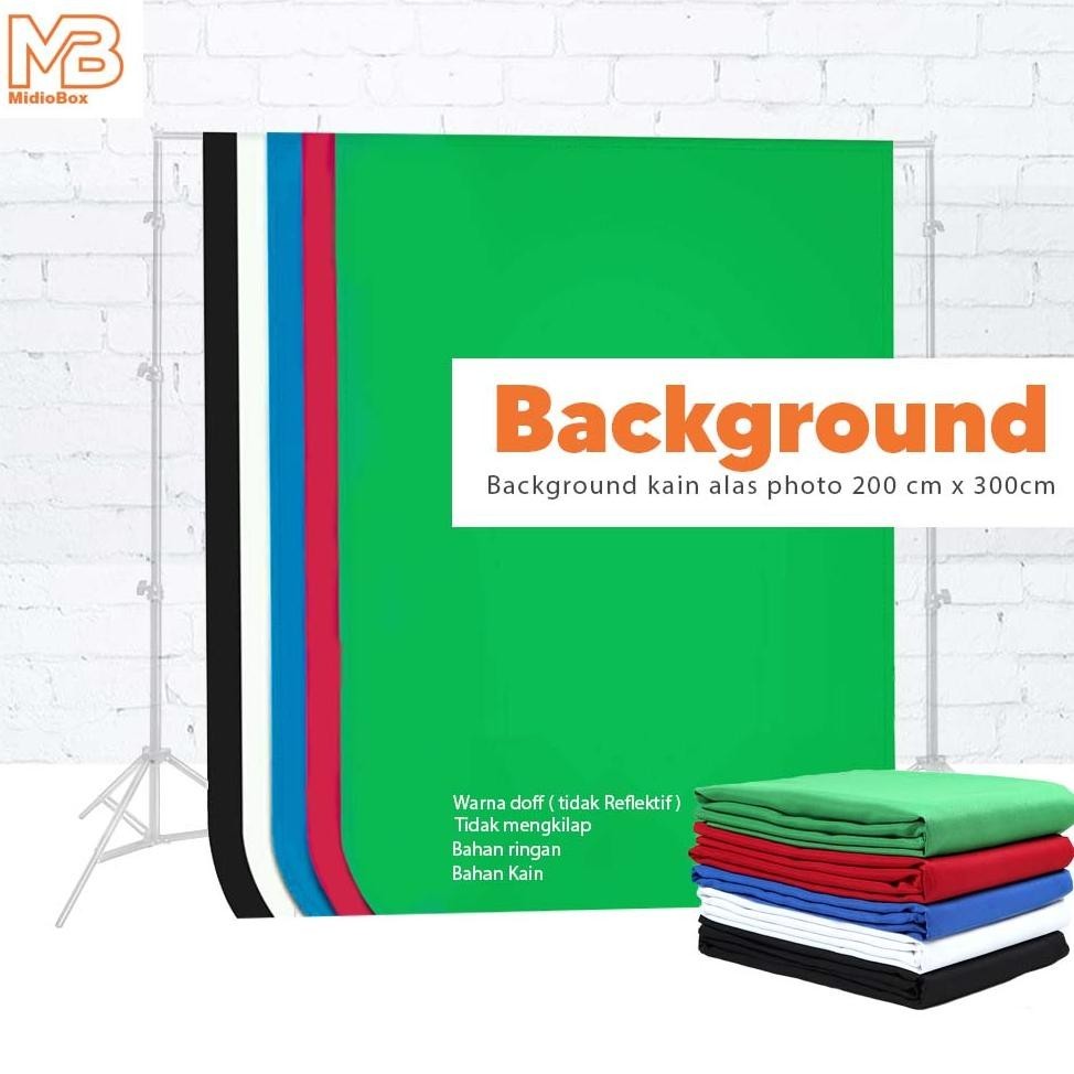 Jual [TERBARU] Background Foto Kain Backdrop Studio Ukuran 200 x 300cm ...